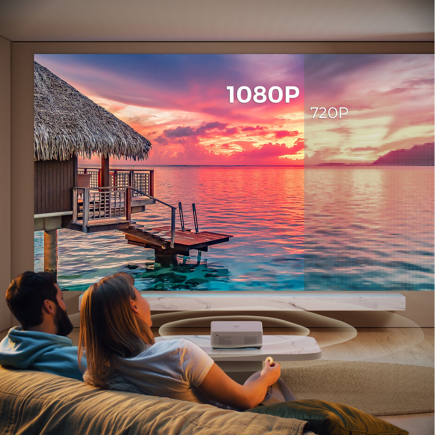 Vankyo Leisure 570B Native 1080P Smart Projector, Netflix-Officially ...