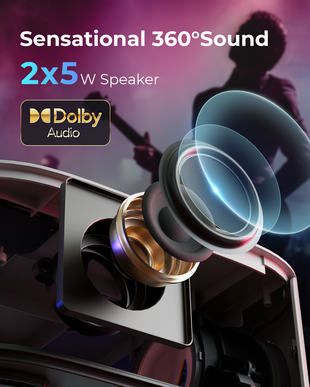 VANKYO Performance V700W Projector with 120" Projector Screen